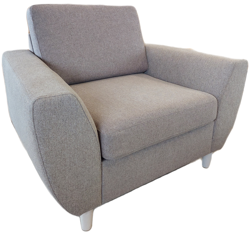 Wendy Stol, Austin fabric, antelope/natural - Møbelmagasinet Nuuk